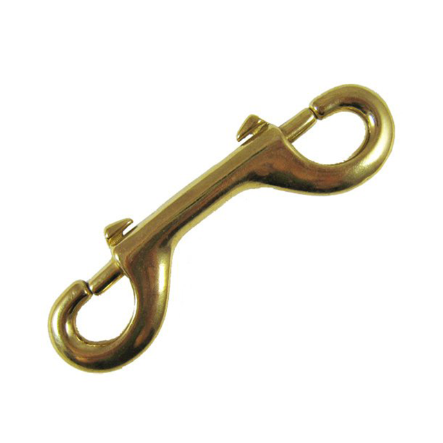 Brass Double End Snap – Beval Saddlery